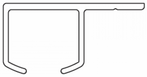 6290 safety track : 6290 Rail in White Only