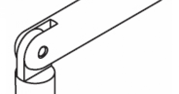6103 Cubicle/Shower system : Diagonal fixing support