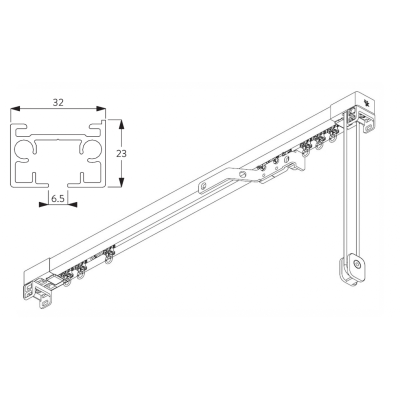 Corded Curtain Tracks From Silent Gliss - Fast UK Supply ...