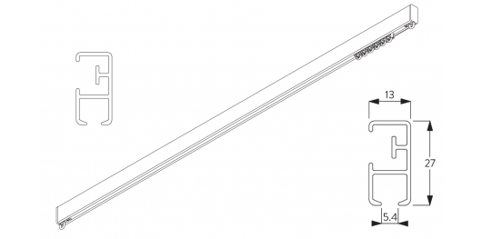 6380 system : 6380 Rail in White only