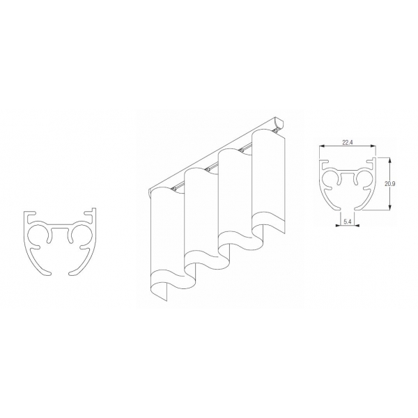 6840 (3840H) Wave hand operated Complete systems