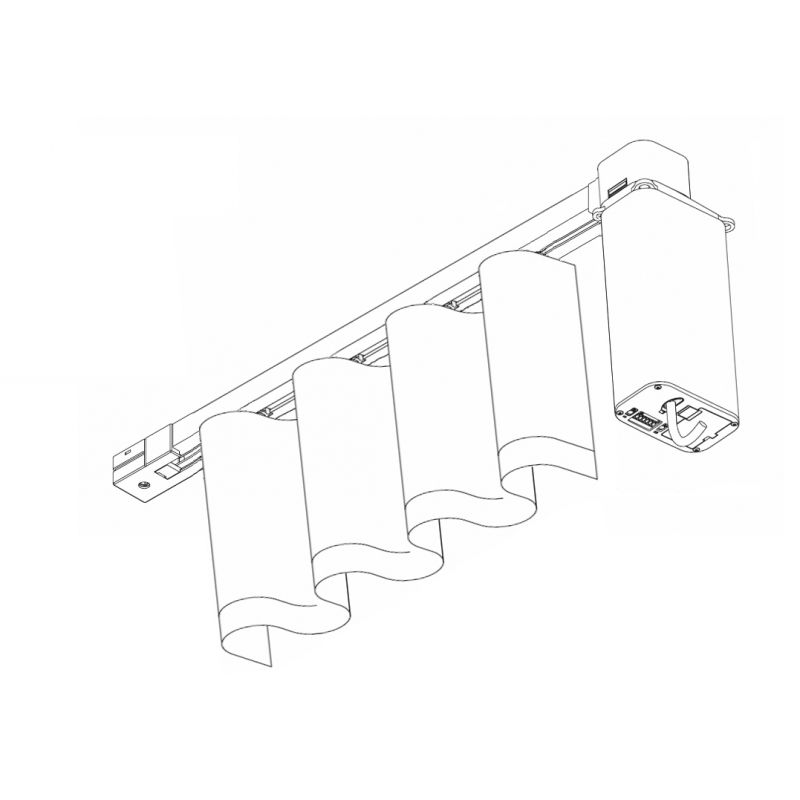 Wave Curtain Tracks & Poles from Silent Gliss Systems ...